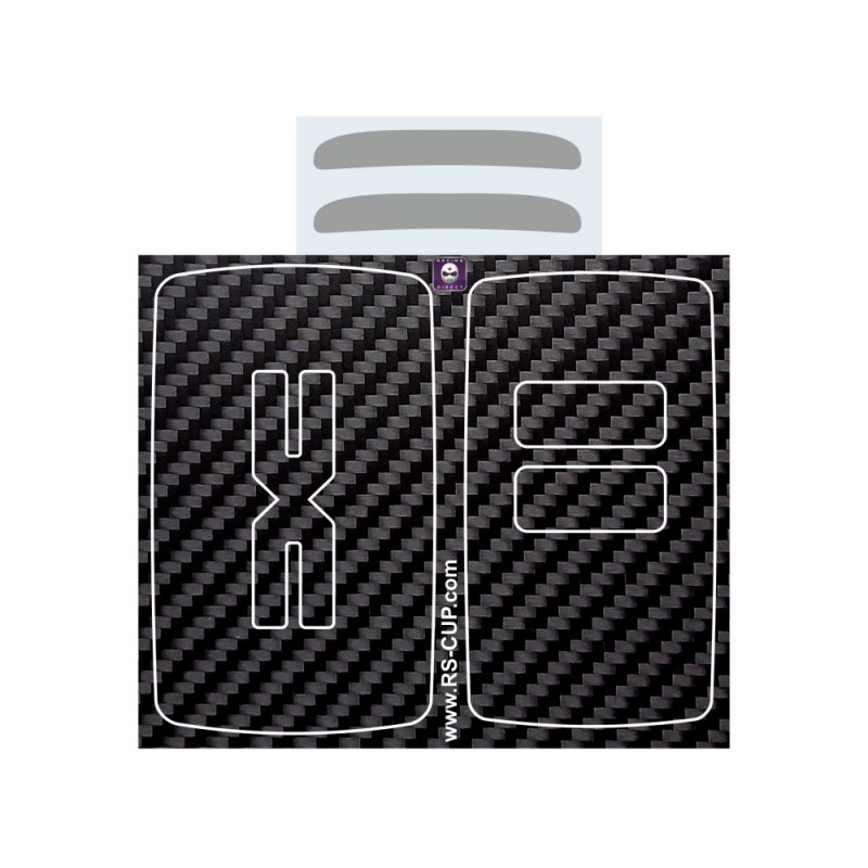DACIA EXTREME Sticker for 2 buttons Key carbon look For new logo DACIA