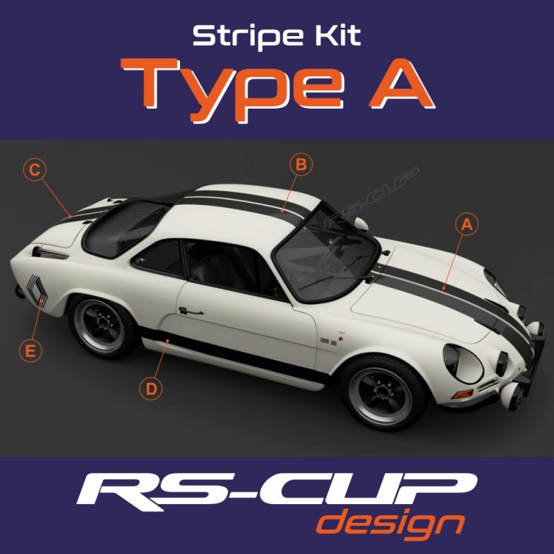Kit déco complet ALPINE RENAULT A110 type A