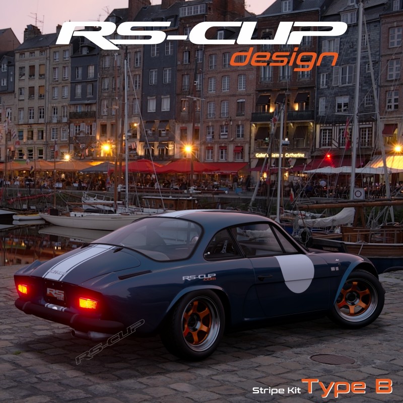 Kit déco complet ALPINE RENAULT A110 Type B